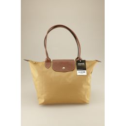 Longchamp Damen Handtasche, gelb, Gr.