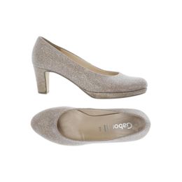 Gabor Damen Pumps, gold, Gr. 3.5