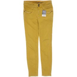 Street One Damen Jeans, gelb, Gr. 24