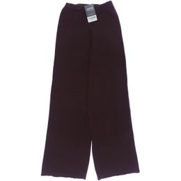 Zara Damen Stoffhose, braun, Gr. 0