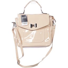 Heine Damen Handtasche, beige, Gr.