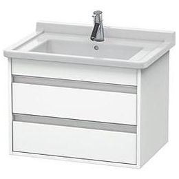 Duravit Ketho Waschtisch Unterschrank KT664301818 65 x 48 x 46,5 cm, weiss Matt, wandhängend