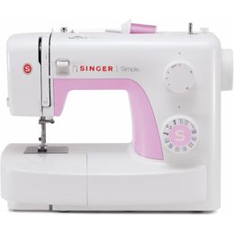 Singer Nähmaschine "Simple 3223" Nähmaschinen 23 Stiche rosa (weiß, rosa)