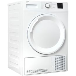 B (A+++ bis D) Beko Kondenstrockner "DCU 8230 N" Trockner weiß