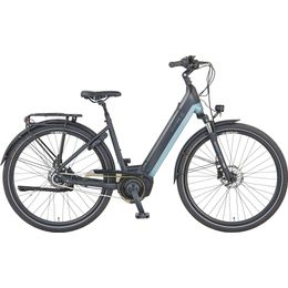 E-Bike Prophete "Geniesser 4.0" Gr. 48, schwarz (schwarz, grau), E-Bikes, 48cm, 28 Zoll (71,12cm), Pedelec, Elektrofahrrad für Damen u. Herren