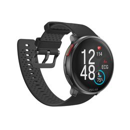 Smartwatch Polar "VANTAGE V3" Smartwatches schwarz Premium-Multisportuhr Silikon-Armband S-L