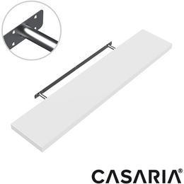 Casaria - 2er Sets Schweberegale 70cm, 2er Set matt weiß