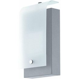 etc-shop - Wandleuchte Außenleuchte Garten silber Außenlampe Hauswandleuchte Balkon, Stahl verzinkt, 1x led 3,7 Watt 320 Lumen warmweiß, LxBxH