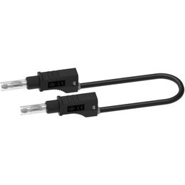 2217/600V-CD1-100N Messleitung Bananenstecker Bananenstecker 1.00 m Schwarz 1 St. - Electro Pjp