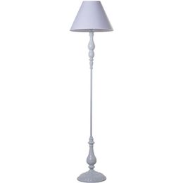 Lampe aus Weißmetall+92260, 1x27, max.60w nicht enthalten 38x155 cm, Basi