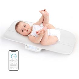 Costway - Babywaage Digtal, multifunktionale Bluetooth Kinderwaage bis 30kg Tragkraft, Säuglingswaage Stillwaage Tierwagge mit 4 Messmodi, Gewichts