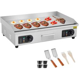 Vevor - Kommerzieller elektrischer Grill, 4400 w, flache Grillplatte für die Arbeitsplatte, einstellbare Temperatur von 122 °f bis 572 °f, 28,74 x