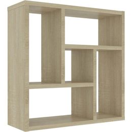 vidaXL - Wandregal Sonoma-Eiche 45,1x16x45,1 cm Holzwerkstoff