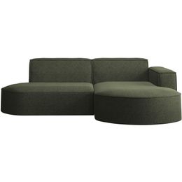 Kaiser Ecksofa, Sofa l form, Couch l form modena l studio stoff Neve Olive Rechts