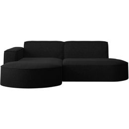 Kaiser Ecksofa, Sofa l form, Couch l form modena l studio stoff Neve Schwarz Links