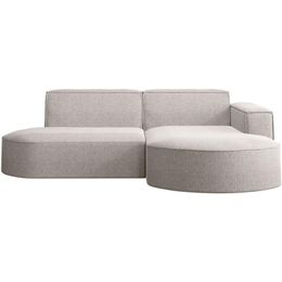 Kaiser Ecksofa, Sofa l form, Couch l form modena l studio stoff Neve Beige Rechts