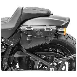 Satteltasche passend für Moto Guzzi California Nevada 750 Craftride Arizona 3Ltr links in schwarz