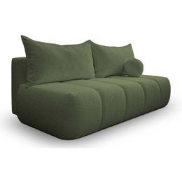 Kaiser Dreisitziges Sofa piano mit Schlaffunktion Olive