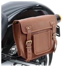 Satteltasche passend für Chopper / Custombike Special Vintage Tasche Craftride SV4 braun CB31004