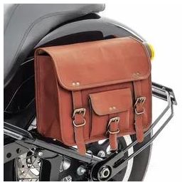 Satteltasche passend für Chopper / Custombike Vintage Tasche Craftride SV1 braun CB30897