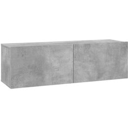 vidaXL - TV-Schrank Betongrau 100x30x30 cm Holzwerkstoff