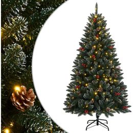 Künstlicher Weihnachtsbaum 150 LEDs 150 cm vidaXL