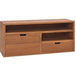 vidaXL - TV-Schrank 90x30x40 cm Massivholz Teak