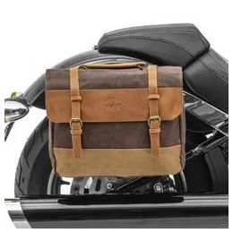 Seitentasche passend für Chopper / Custombike Satteltasche Craftride CV5 braun CB34889