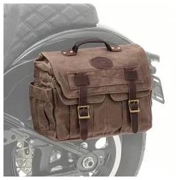 Seitentasche passend für Chopper / Custombike Custom Iron Satteltasche Craftride CV1 braun CB35054