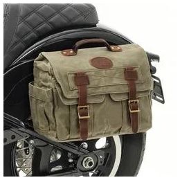 Seitentasche passend für Chopper / Custombike Special Satteltasche Craftride CV1 army green CB34962