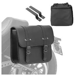 Set Satteltasche + Haltesatz passend für Chopper / Custombike Sport Craftride RNO CB37369