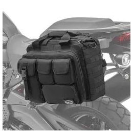 Seitentasche passend für Kawasaki ZX-6R / 636 Satteltasche Craftride Dark Gear 16L schwarz