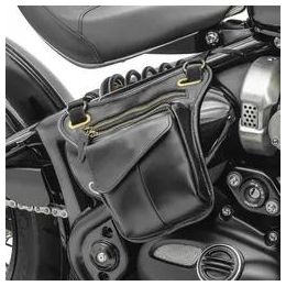 Seitentasche passend für Chopper / Custombike Muscle Craftride SR1 Leder schwarz CB35125