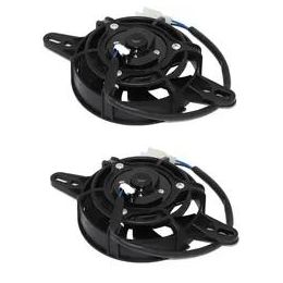 2x Kühlerventilator Universal passend für Enduro / Motcross XDure RV2 Kühler Lüfter Spar-Set