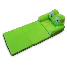 Kindersessel faltbar Divit PL48 Kindersofa Schlafsofa mit Plüsch gepolstert Frosch DPL3 NEW