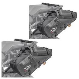 Set 2x Motorrad Satteltaschen Bagtecs MT142 28 Liter Volumen Seitentaschen Drybag