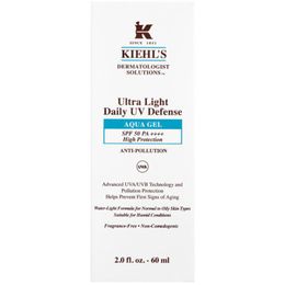 Kiehl's Kiehl's Dermatologist Solutions Ultra Light Daily UV Defense Aqua Gel SPF 50 PA++++ ultra-leichtes Schutzfluid für alle Hauttypen, selbst für empfindliche Haut SPF 50+ 60 ml