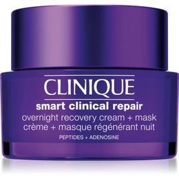 Clinique Smart Clinical™ Repair Cream & Mask feuchtigkeitsspendende Maske und Creme für die Nacht für die Regeneration und Erneuerung der Haut 50 ml