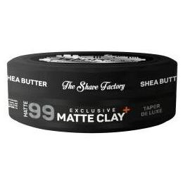 The Shave Factory Exklusive Matte Clay 150ml 99 Taper de Luxe Extra Starker Halt & Matter Look