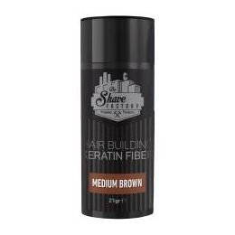 The Shave Factory Hair Building Keratin Fiber 21g Medium Brown