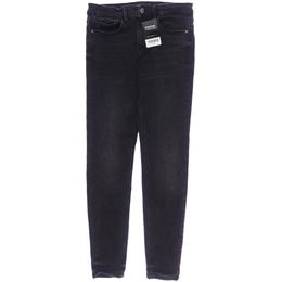 stradivarius Damen Jeans, schwarz, Gr. 42