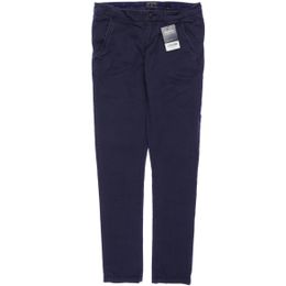 Superdry Damen Stoffhose, marineblau, Gr. 0