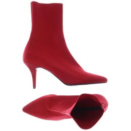 Hallhuber Damen Stiefelette, rot, Gr. 40