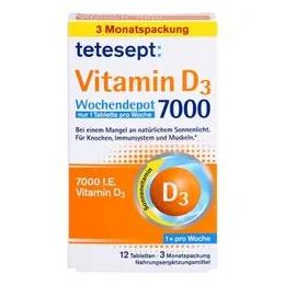 tetesept Vitamin D3 7.000 Wochendepot Fi 12 St