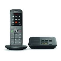 Gigaset CL660A mit Box 200 anthrazit - Schnurloses Telefon mit TFT-Farbdisplay