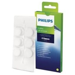 Philips Reinigungstabletten CA6704/10 Kaffeefettlöser - 6 Tabletten, für alle Kaffeevollautomaten, entfernt Fett- und Kaffeablagerungen