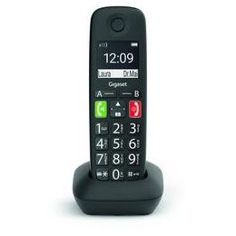 Gigaset E290HX Schnurloses Telefon in Schwarz | HD-Voice, Freisprechen, 150 Kontakte