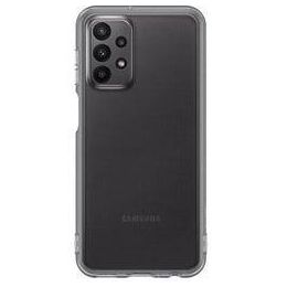 Samsung A23 Soft Clear Cover Handyhülle in Schwarz - Passgenaues Back Case für Galaxy A23 - Stilvoller Schutz vor Kratzern und Stößen