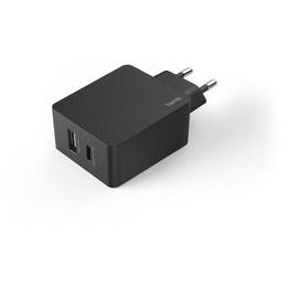 Hama Ladegerät USB-C + USB-A, 30 W - Schnelles Aufladen mit Power-Delivery- und Quick Charge-Technologie