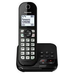 Schnurloses Telefon Panasonic KX-TGC460GB schwarz - Kontrastreiches Display, Freisprechtaste, Anrufbeantworter